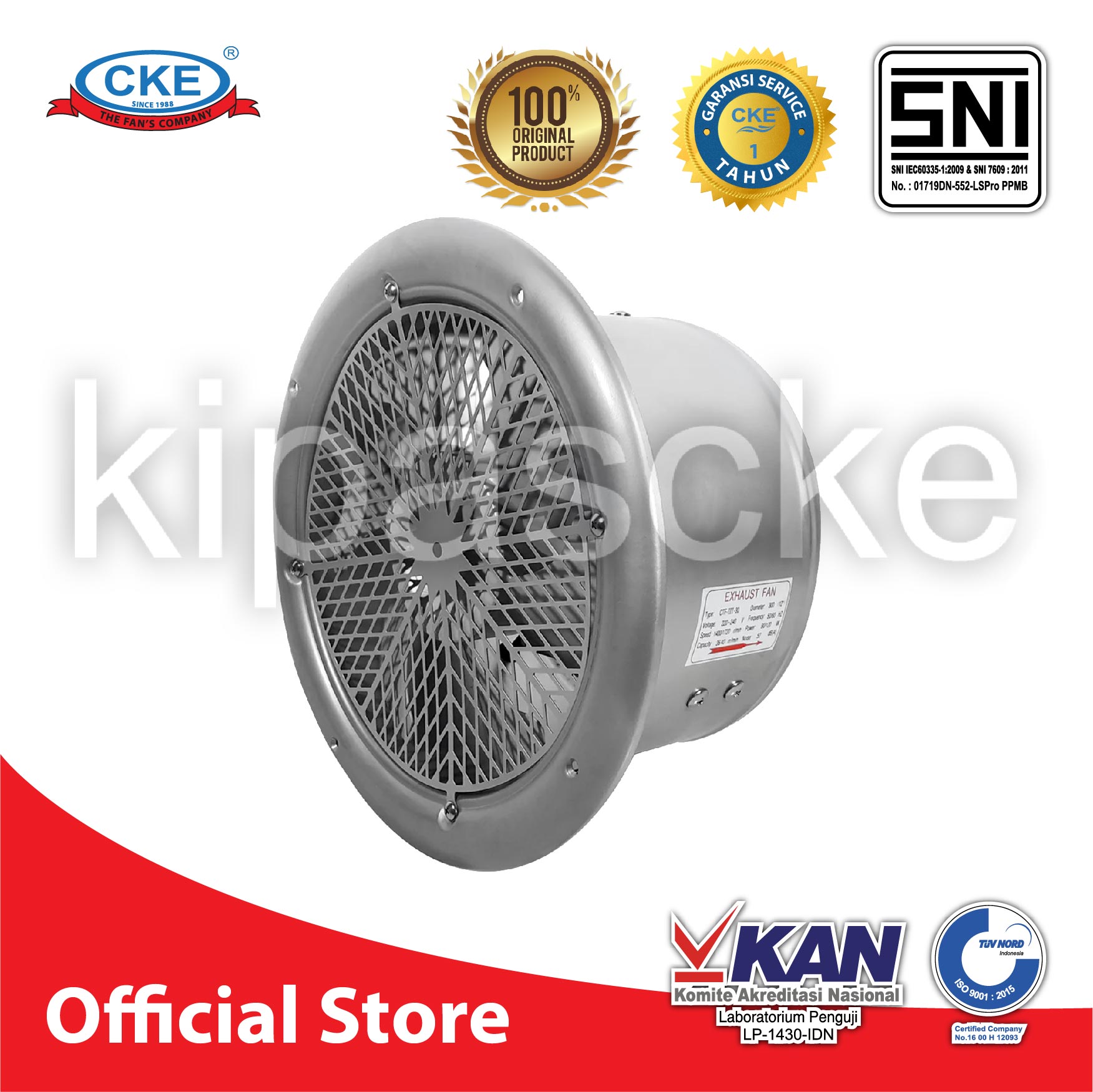 DF-CTF-III-30-SL-NB | Drum Fan | KIPAS CKE