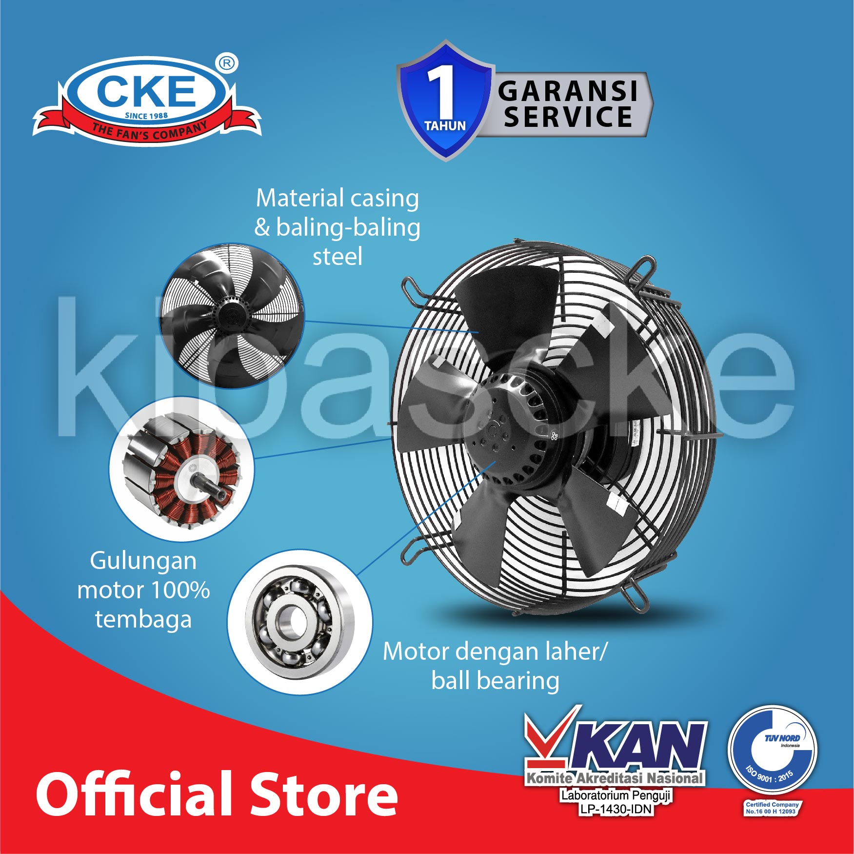 AF-ERM-YWF2E250SC-NB-LB | Chiller Fan | KIPAS CKE