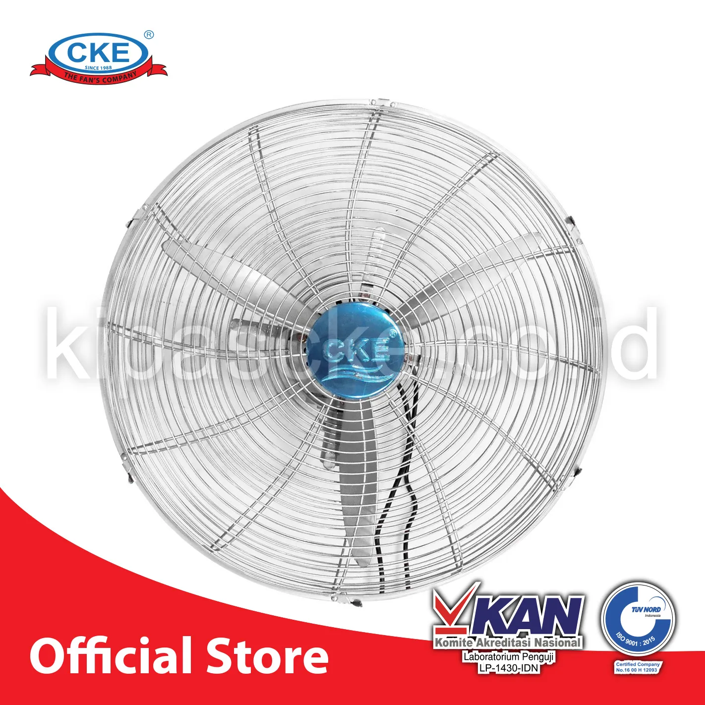 WF-NS24/1-3SLV-YL | Wall Fan | KIPAS CKE
