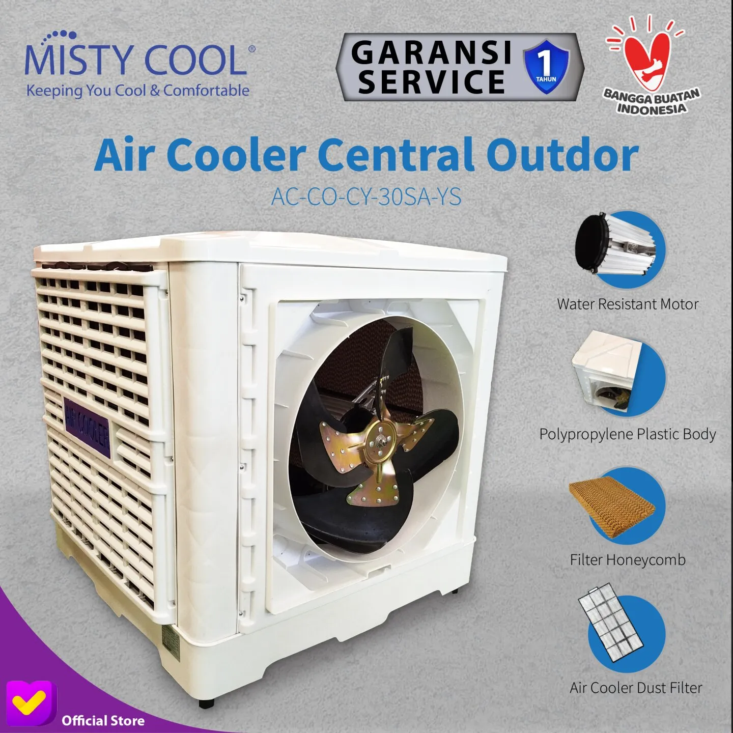 AC-CO-CY-30SA-YS | Air Cooler | KIPAS CKE