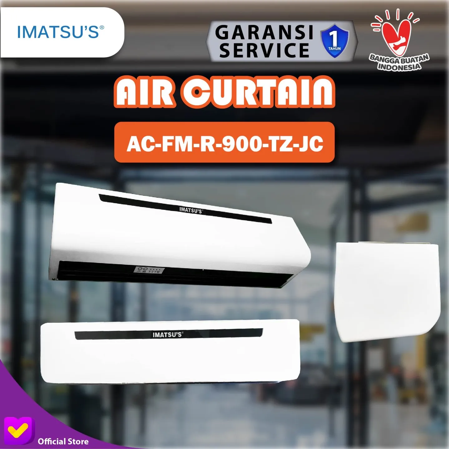 AC-FM-R-900-TZ-JC | Air Curtain | KIPAS CKE