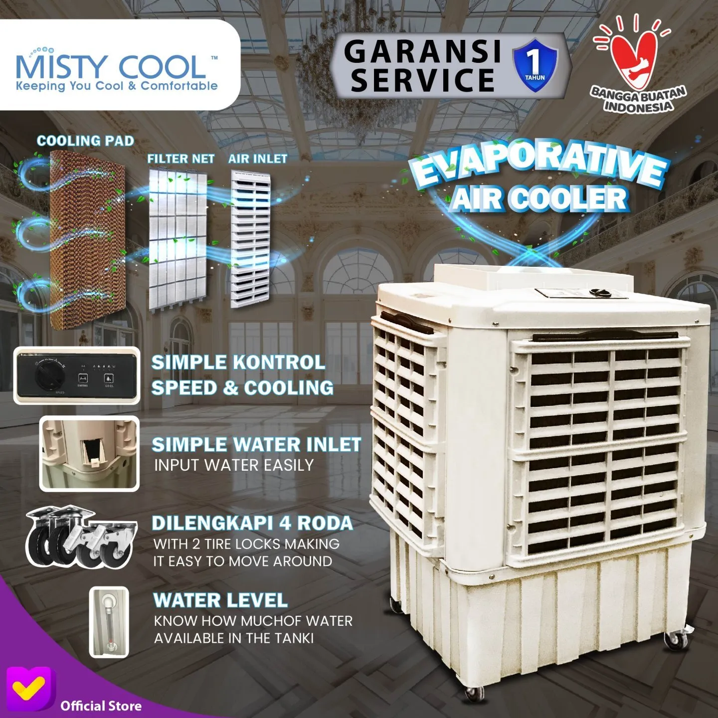ACB-KDT04H-QD | Air Cooler | KIPAS CKE