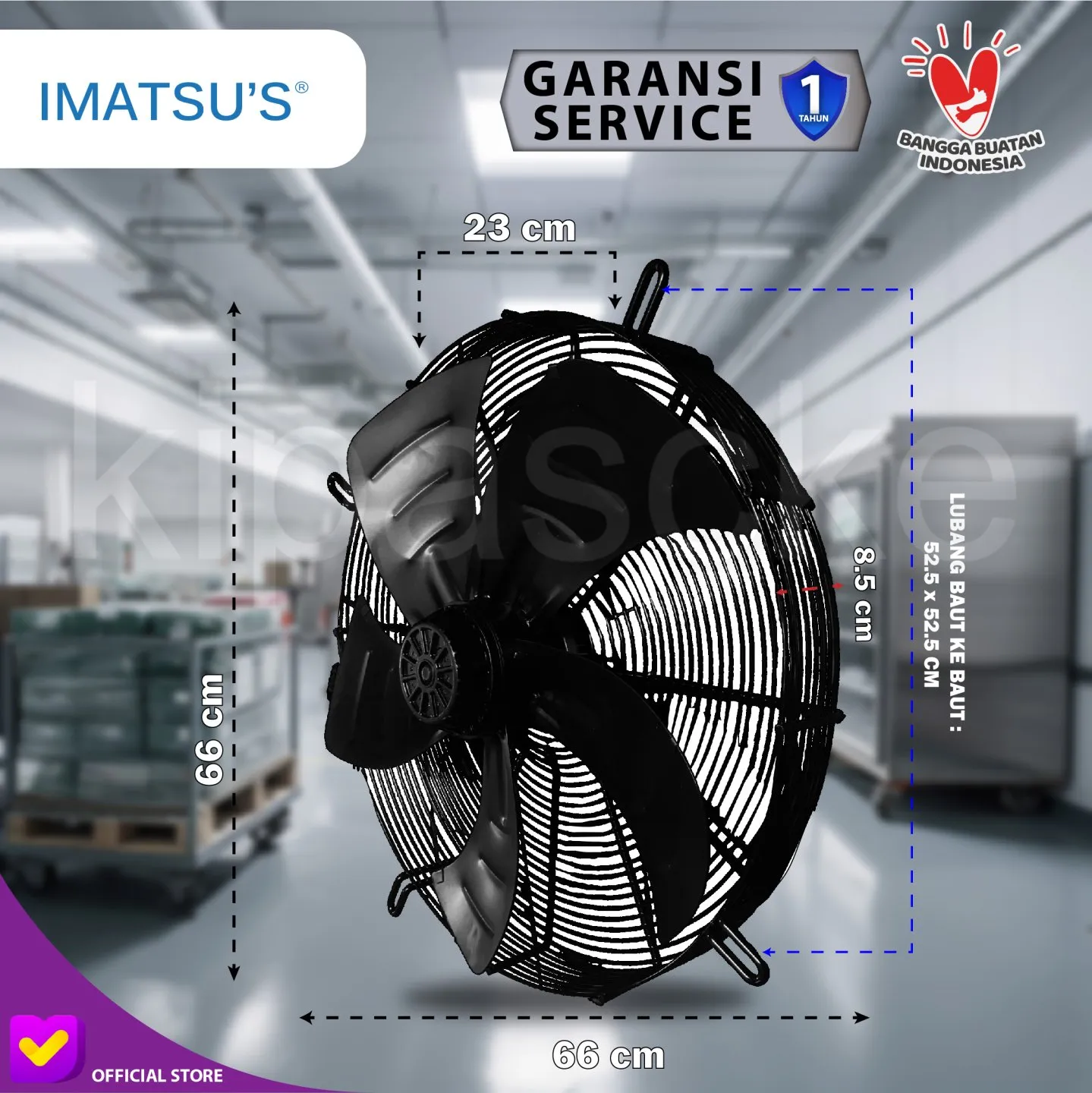 AF-ERM-4D630BC-NB-TX | Chiller Fan | KIPAS CKE