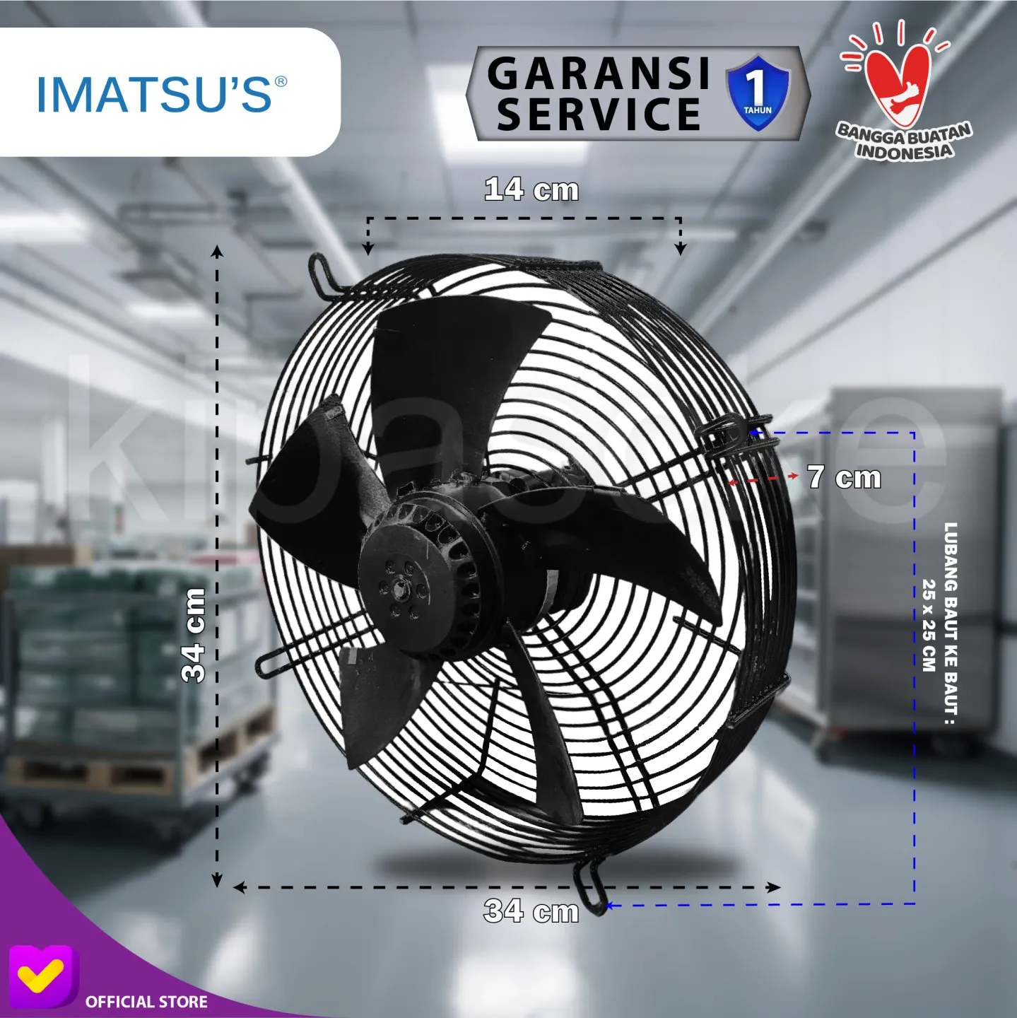 AF-ERM-4E300BC-NB-TX | Chiller Fan | KIPAS CKE