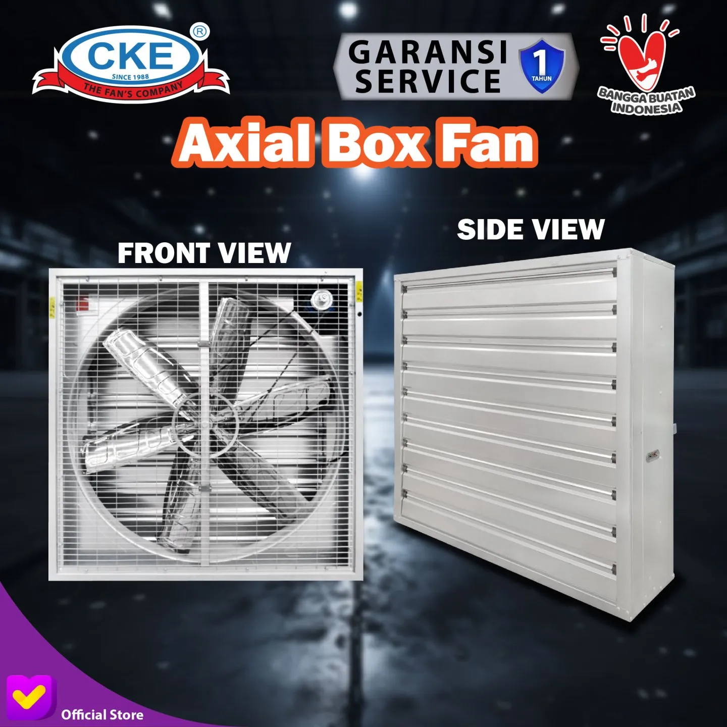 AFL-FBD(J)-1000/3-FB | Box Fan | KIPAS CKE