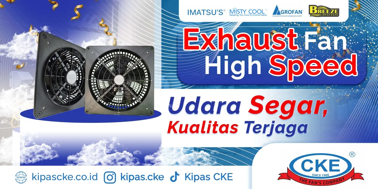 Exhaust Fan High Speed: Solusi Ventilasi Efektif untuk Rumah dan Kantor ...