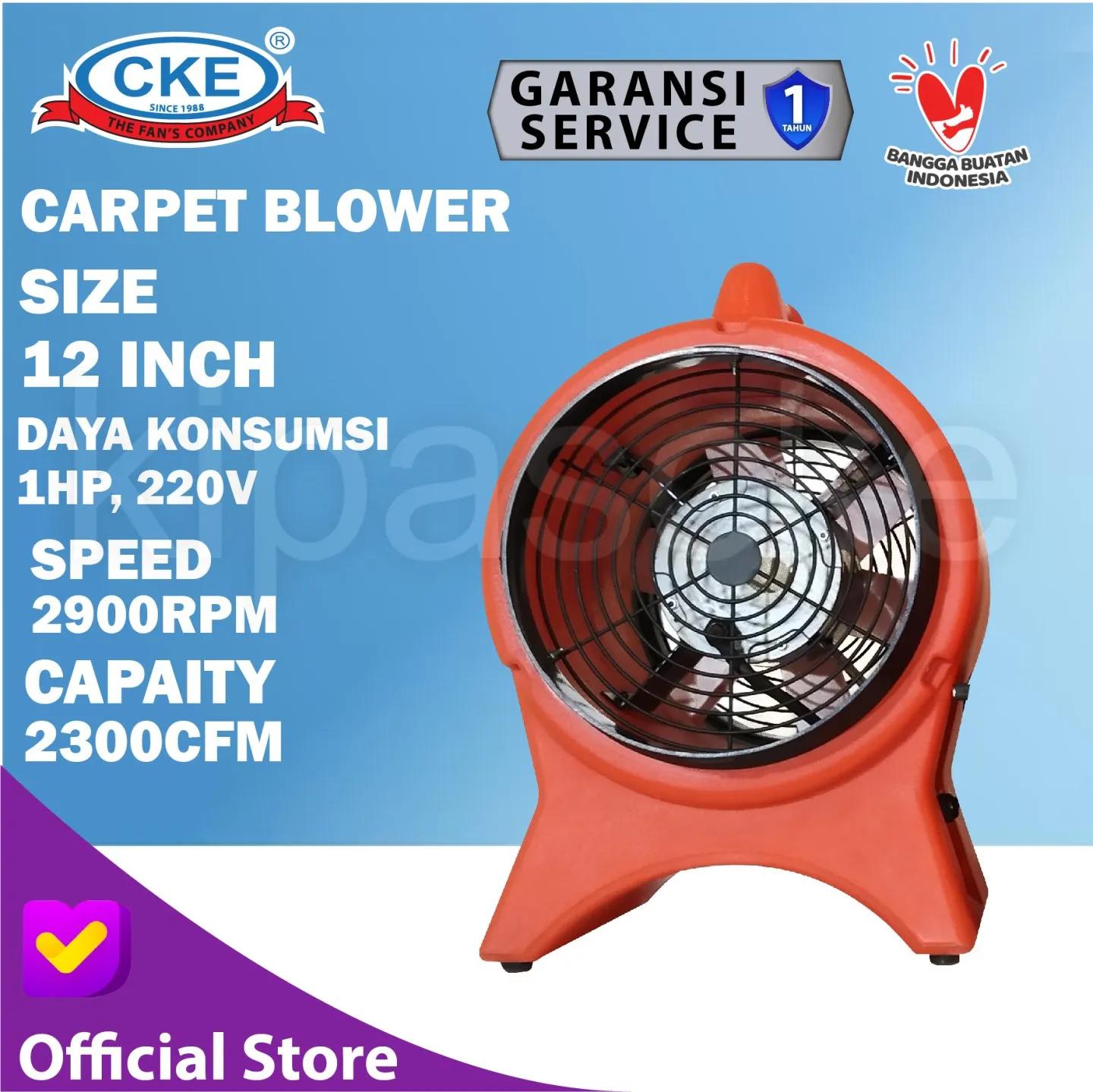 K30-ES | Carpet Blower | KIPAS CKE