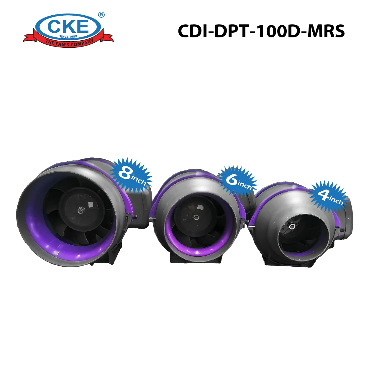 CDI-DPT-100D-MRS | Inline Duct | KIPAS CKE
