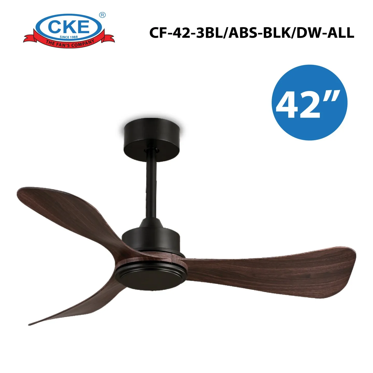CF-42-3BL/ABS-BLK/DW-ALL | Ceiling Fan | KIPAS CKE