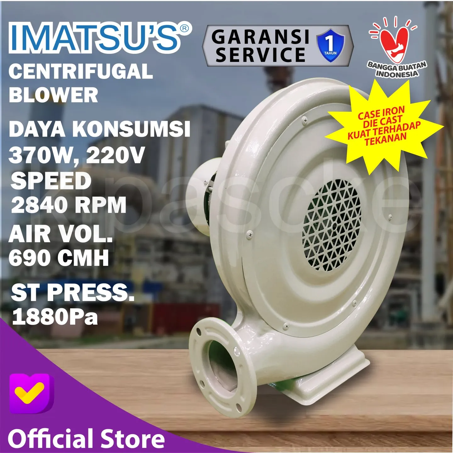 CFAB-CZR370W/I-NB | Centrifugal Fan | KIPAS CKE