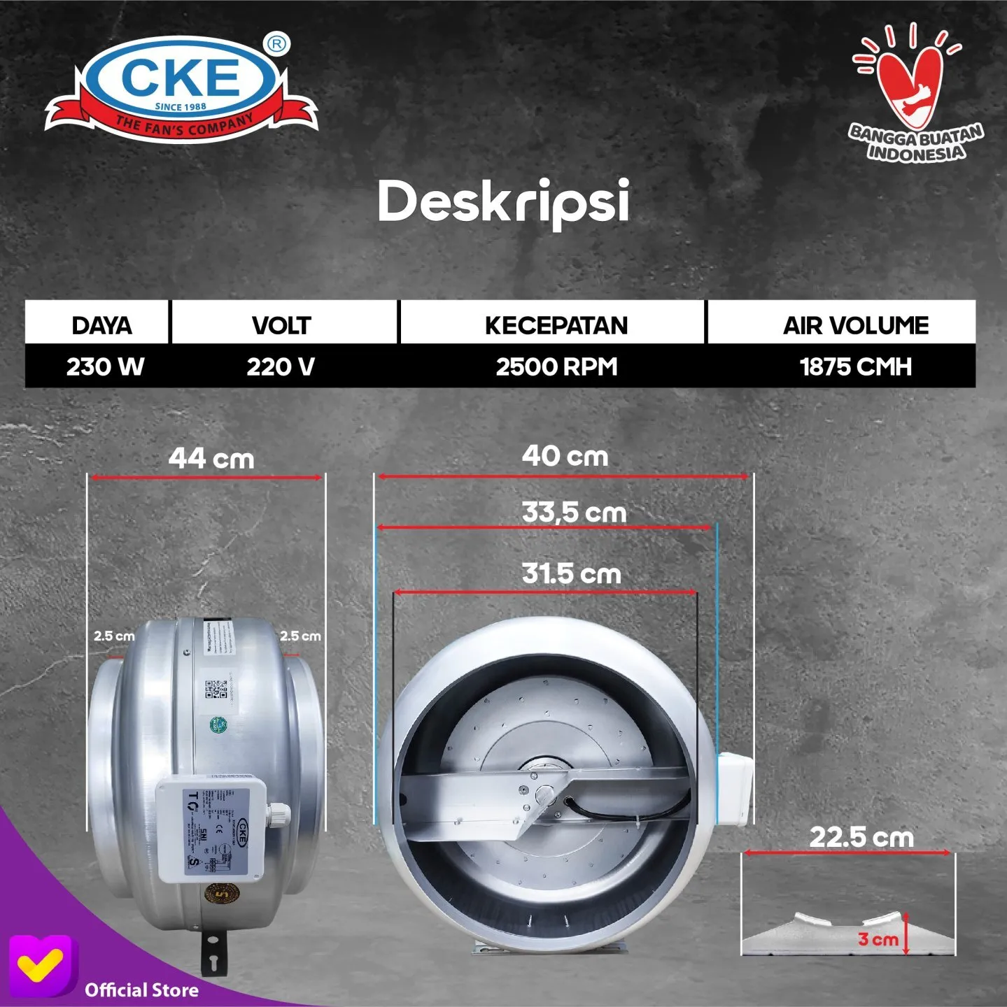 CI-CDI315AZ-NO | Inline Duct | KIPAS CKE