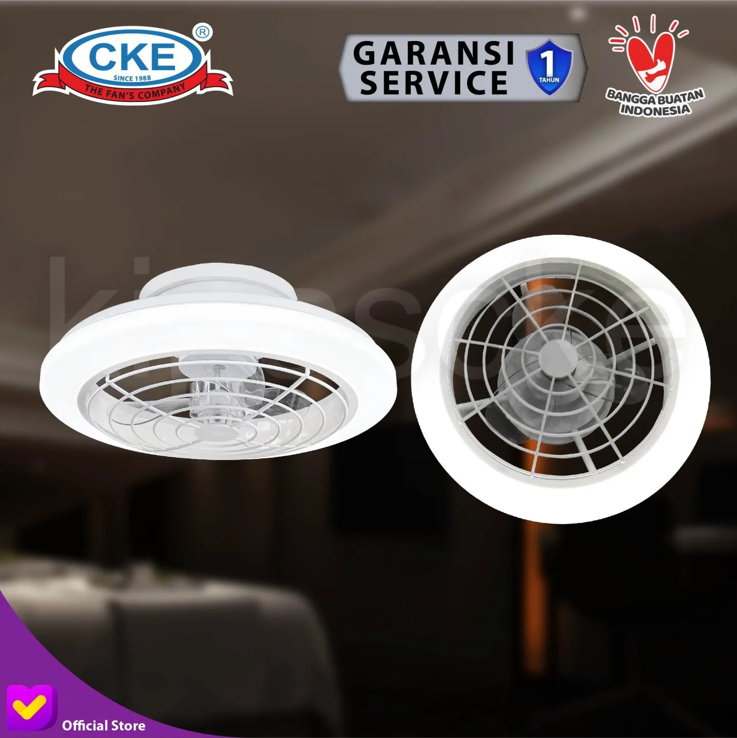 CLF-LED-01-ALL | Ceiling Fan | KIPAS CKE