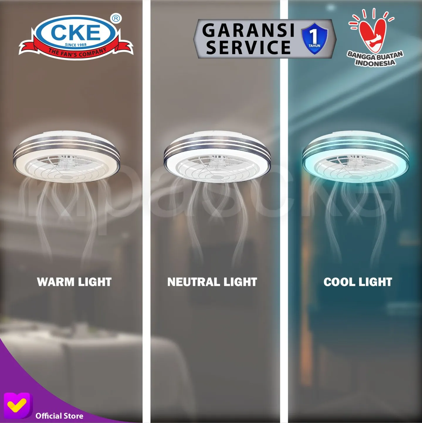 CLF-LED-13-ALL | Ceiling Fan | KIPAS CKE