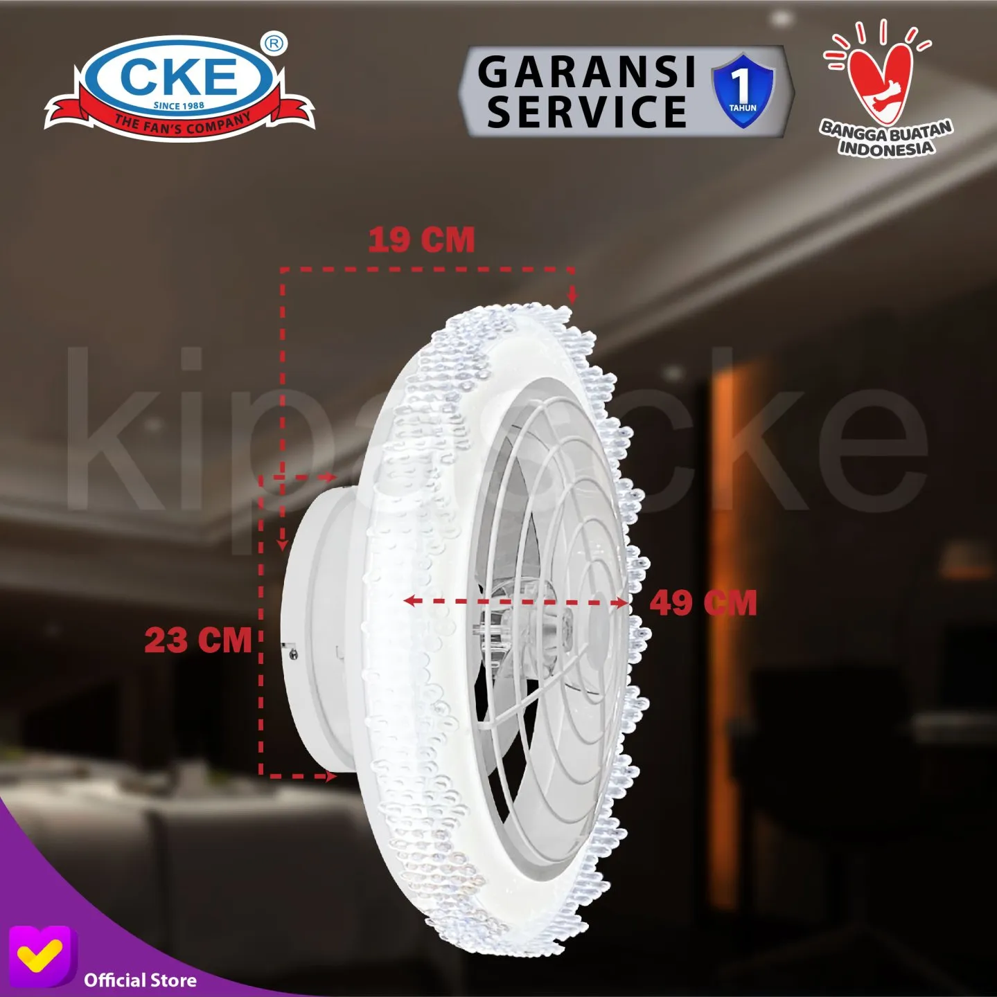 CLF-LED-14-ALL | Ceiling Fan | KIPAS CKE