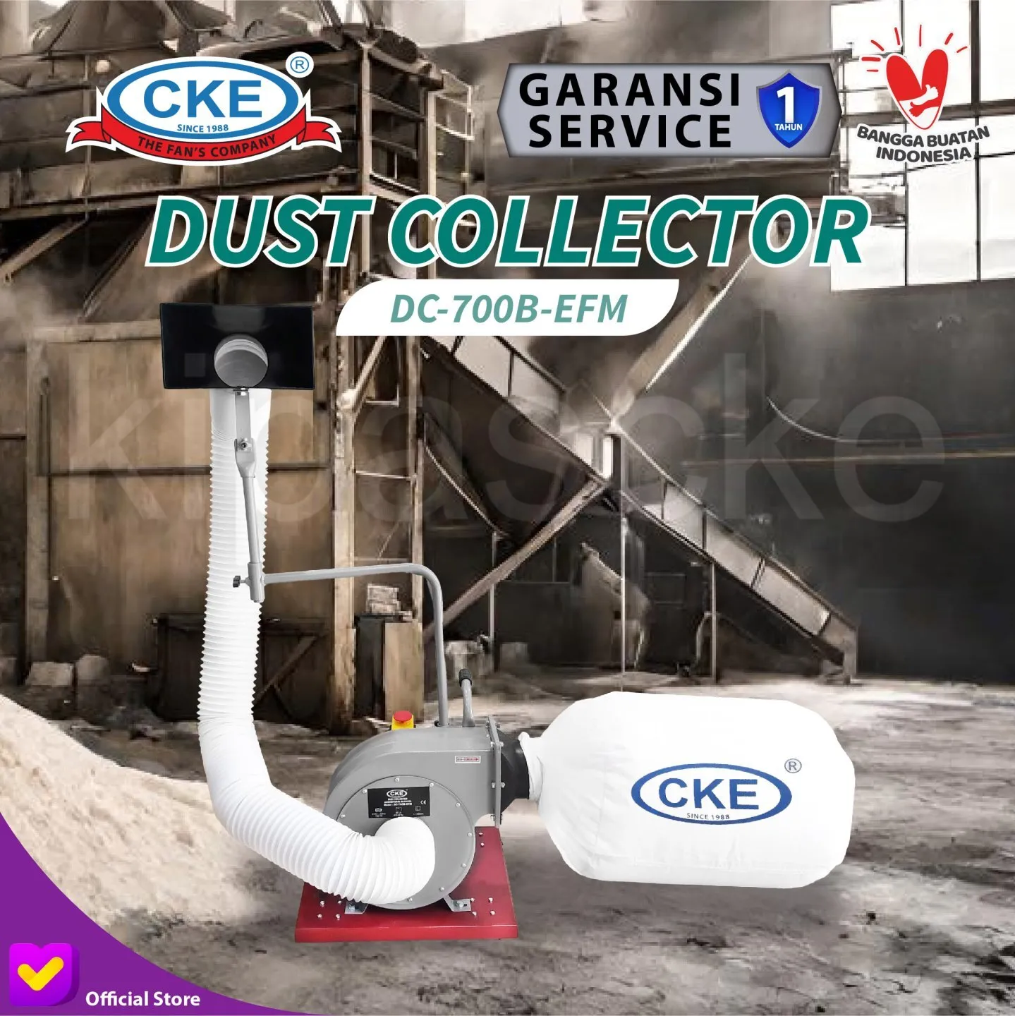 DC-700B-EFM | Dust Collector | KIPAS CKE