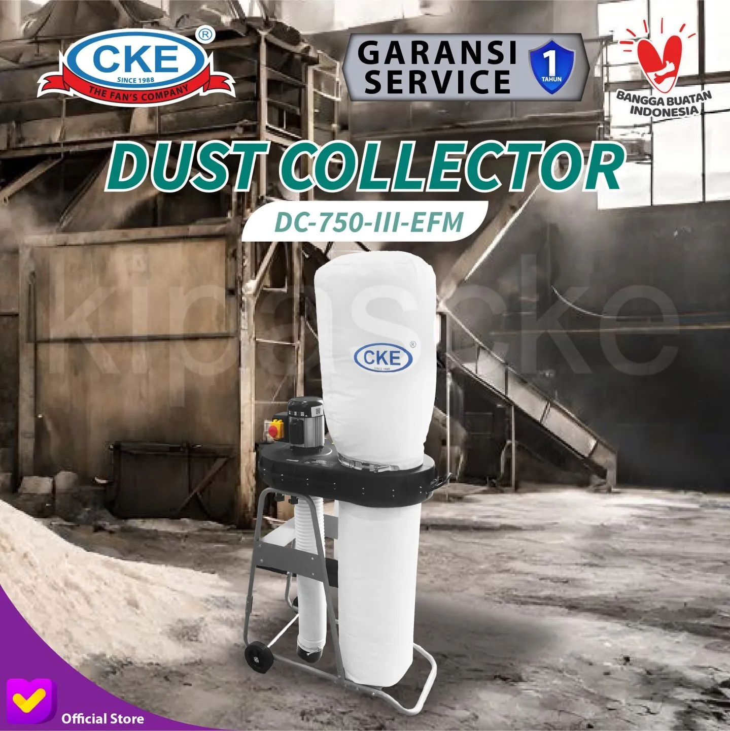 DC-750-III-EFM | Dust Collector | KIPAS CKE