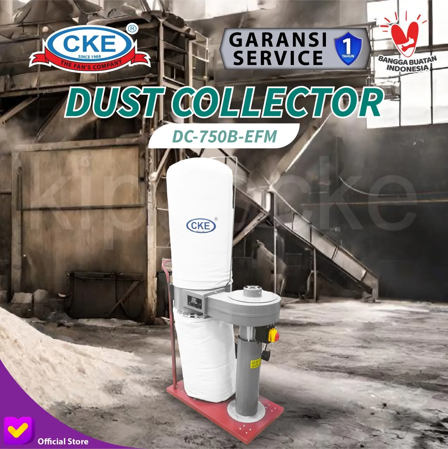 DC-750B-EFM | Dust Collector | KIPAS CKE