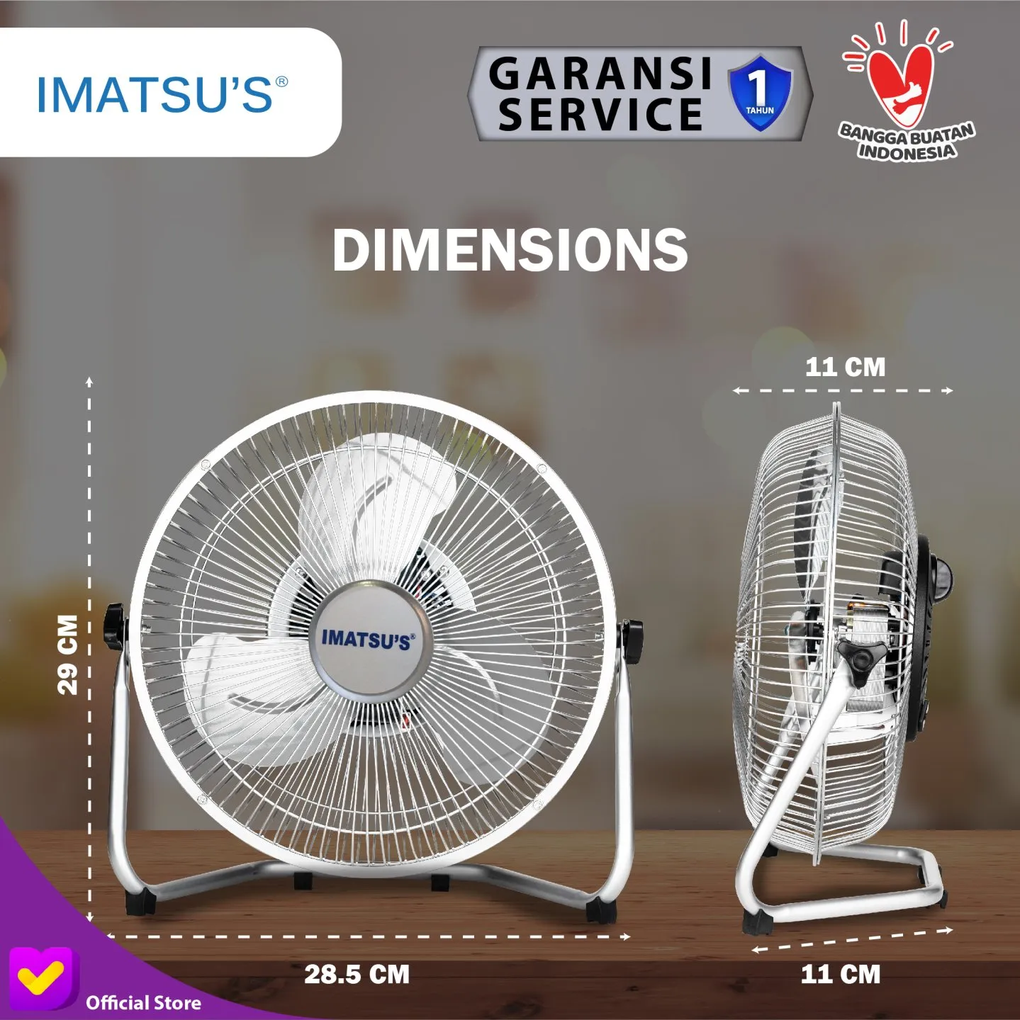 DEF-JLS-10/1-JP | Mini Fan | KIPAS CKE
