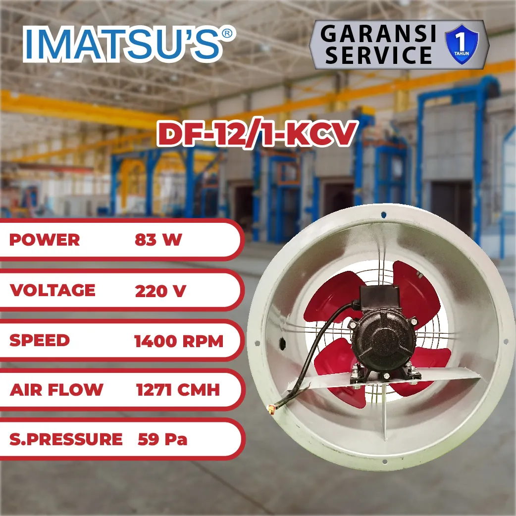 DF-12/1-KCV | Drum Fan | KIPAS CKE