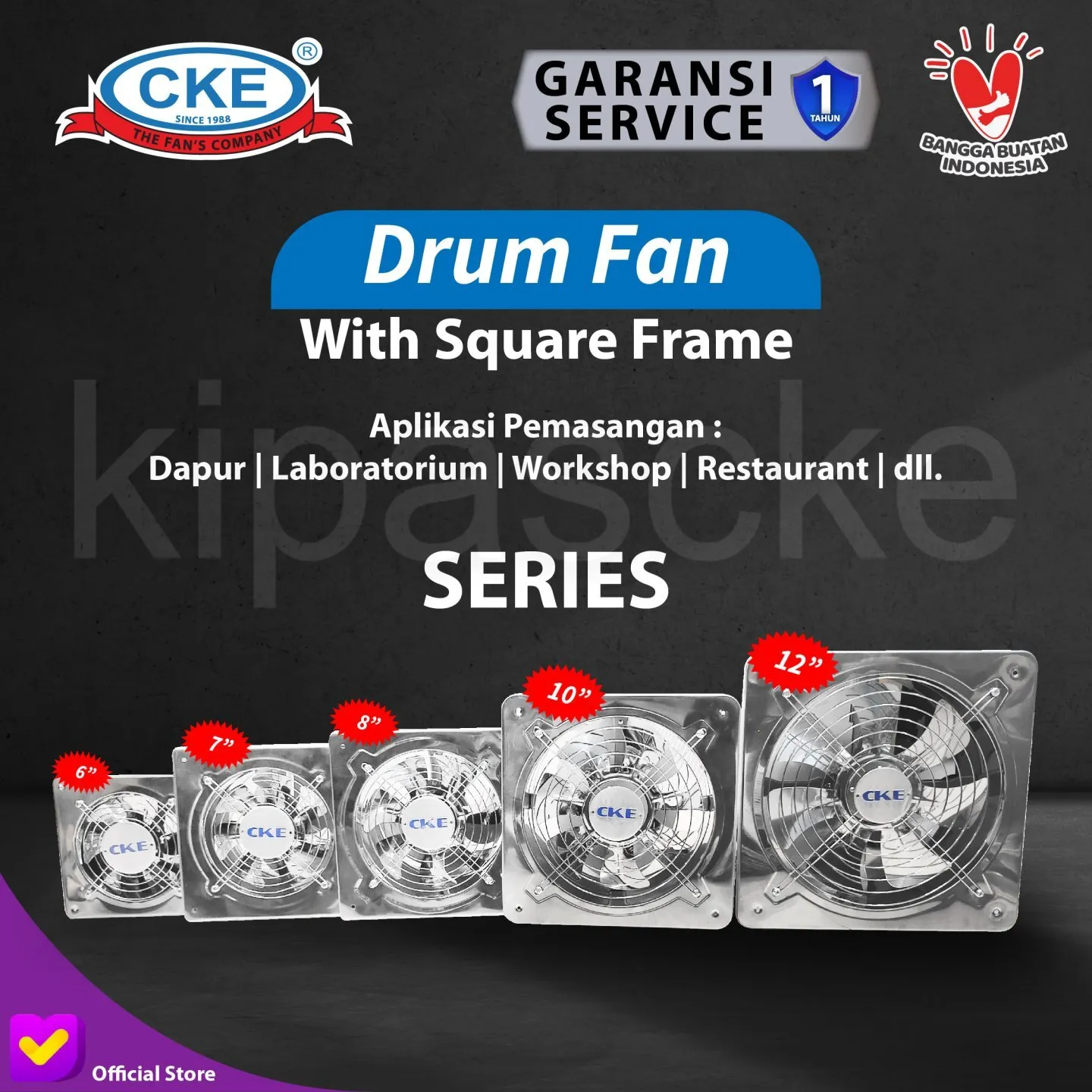 DF-SQ-SSM-10/1-TY | Drum Fan | KIPAS CKE