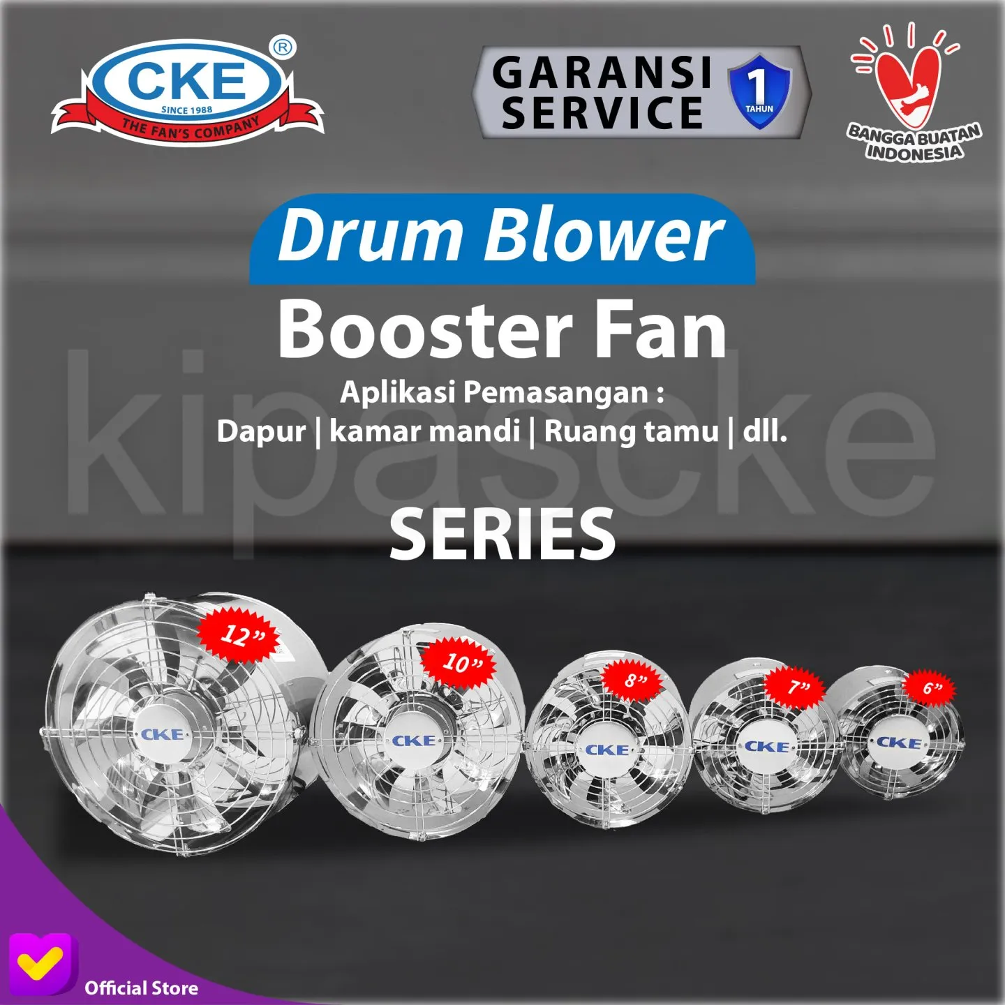 DF-SSM-10/1-TY | Drum Fan | KIPAS CKE