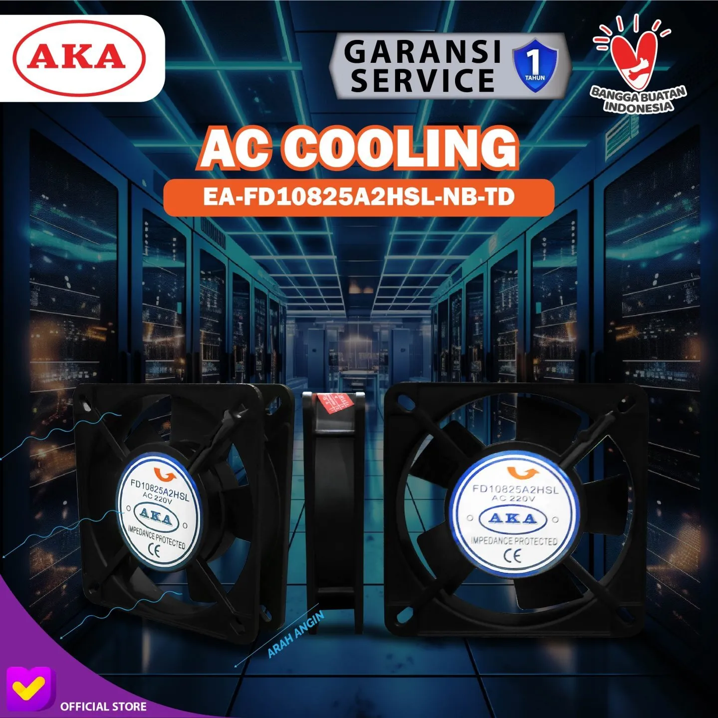 EA-FD10825A2HSL-NB-TD | AC Cooling | KIPAS CKE