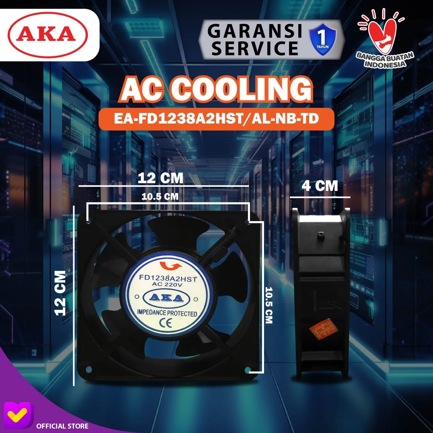 EA-FD1238A2HST/AL-NB-TD | AC Cooling | KIPAS CKE