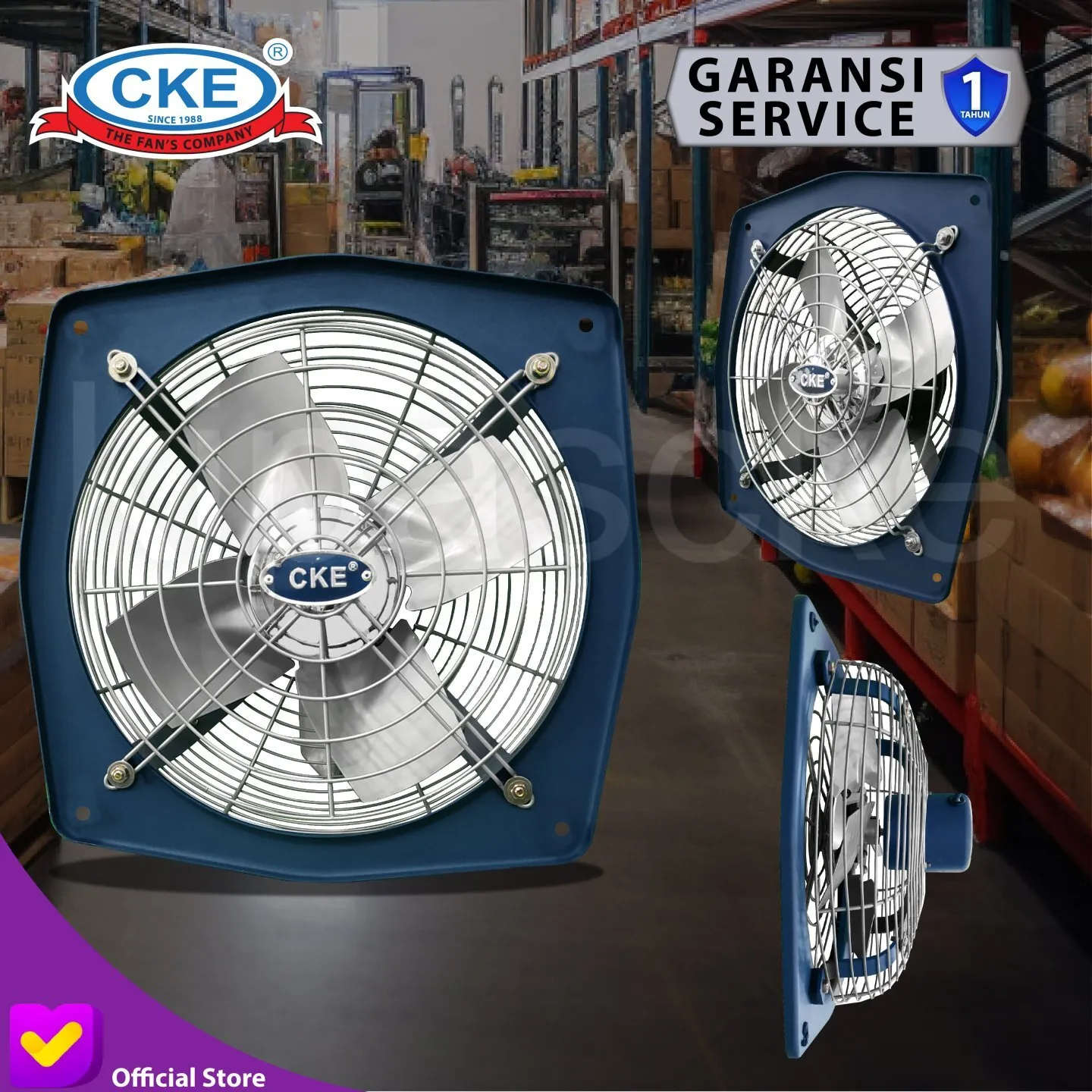 EEN-SUP-D20/1-YL | Exhaust Fan | KIPAS CKE