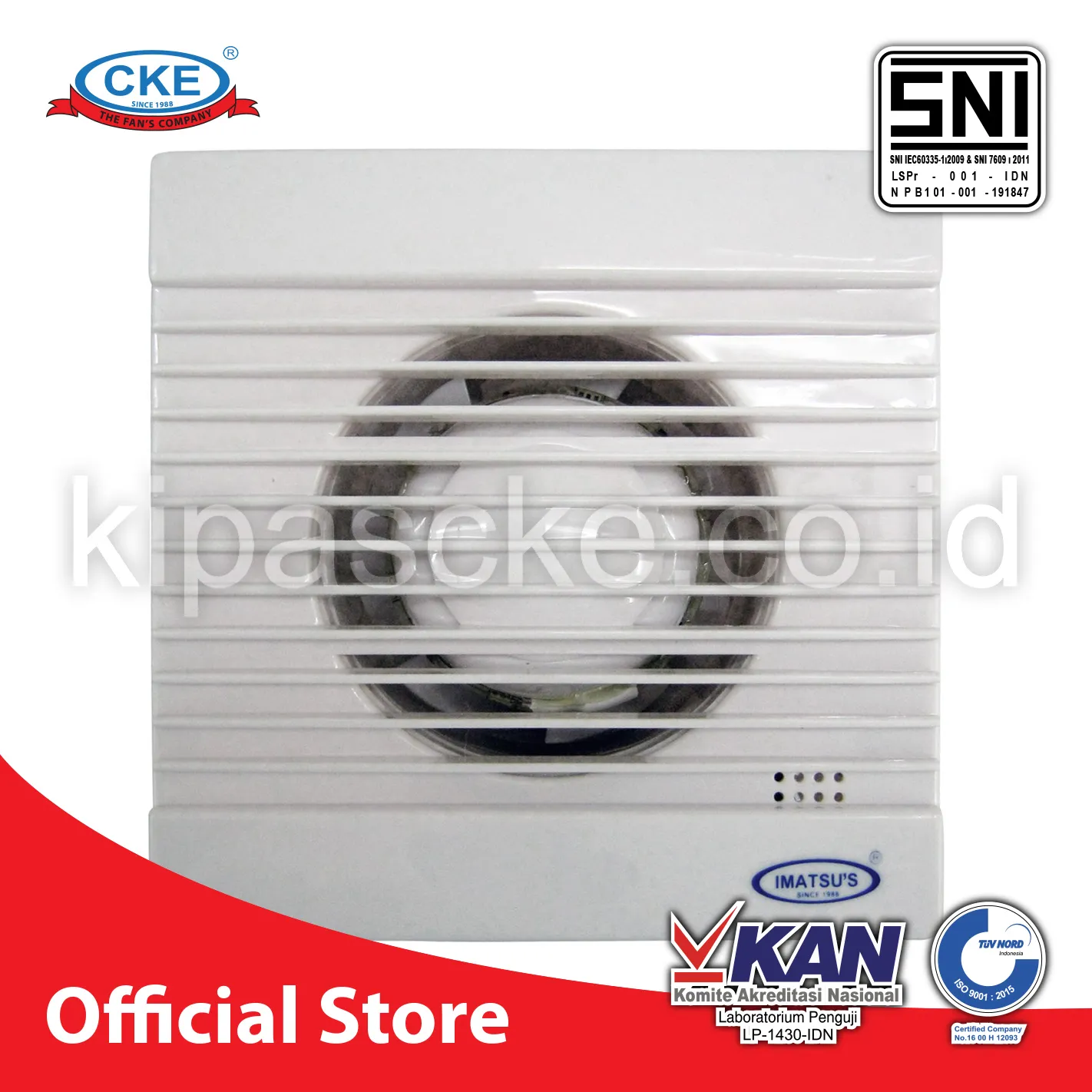 EF-APC12F-LED-ST | Exhaust Fan | KIPAS CKE
