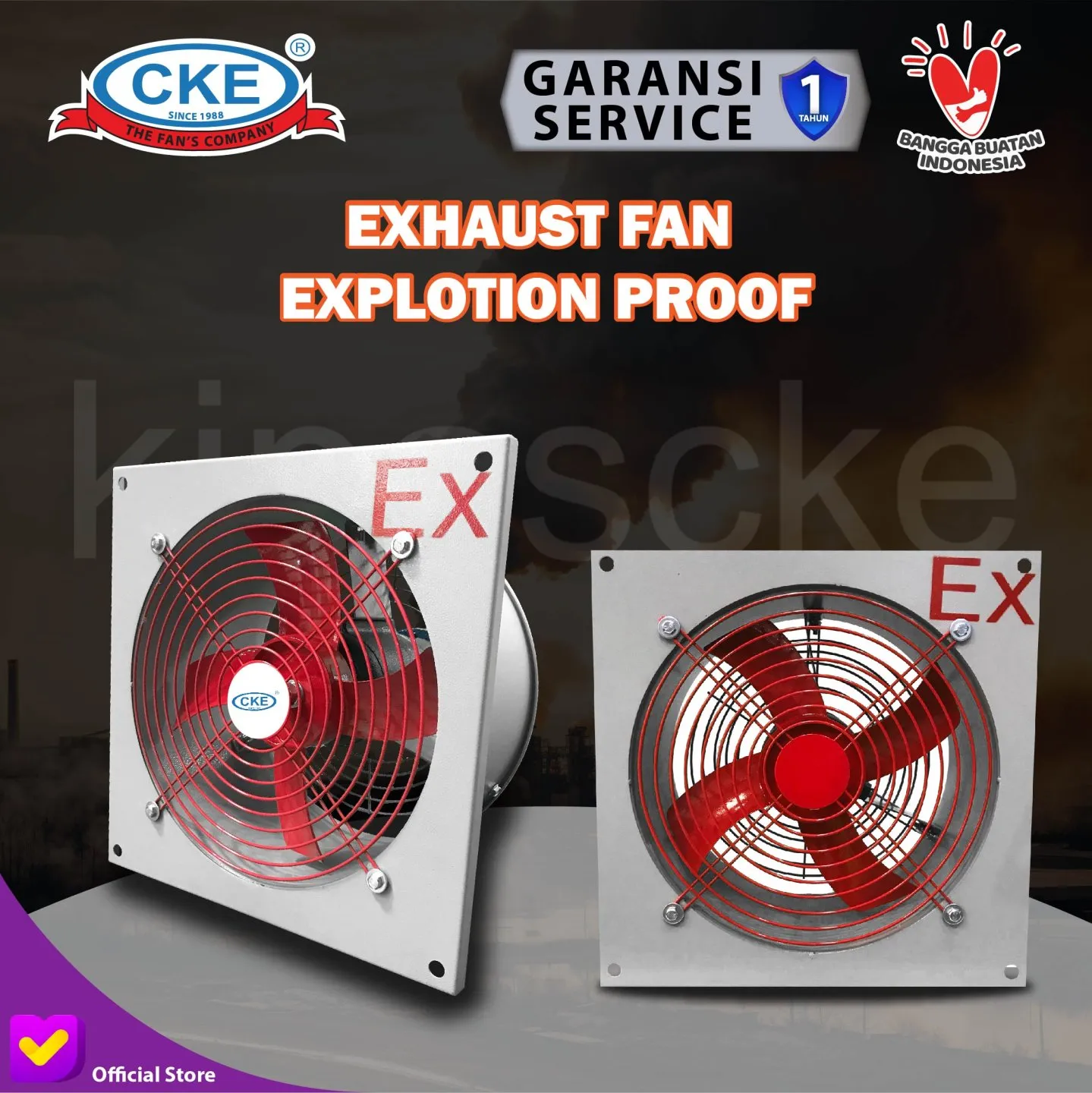 EF-EXP-BFAG12/1-NB | Exhaust Fan | KIPAS CKE