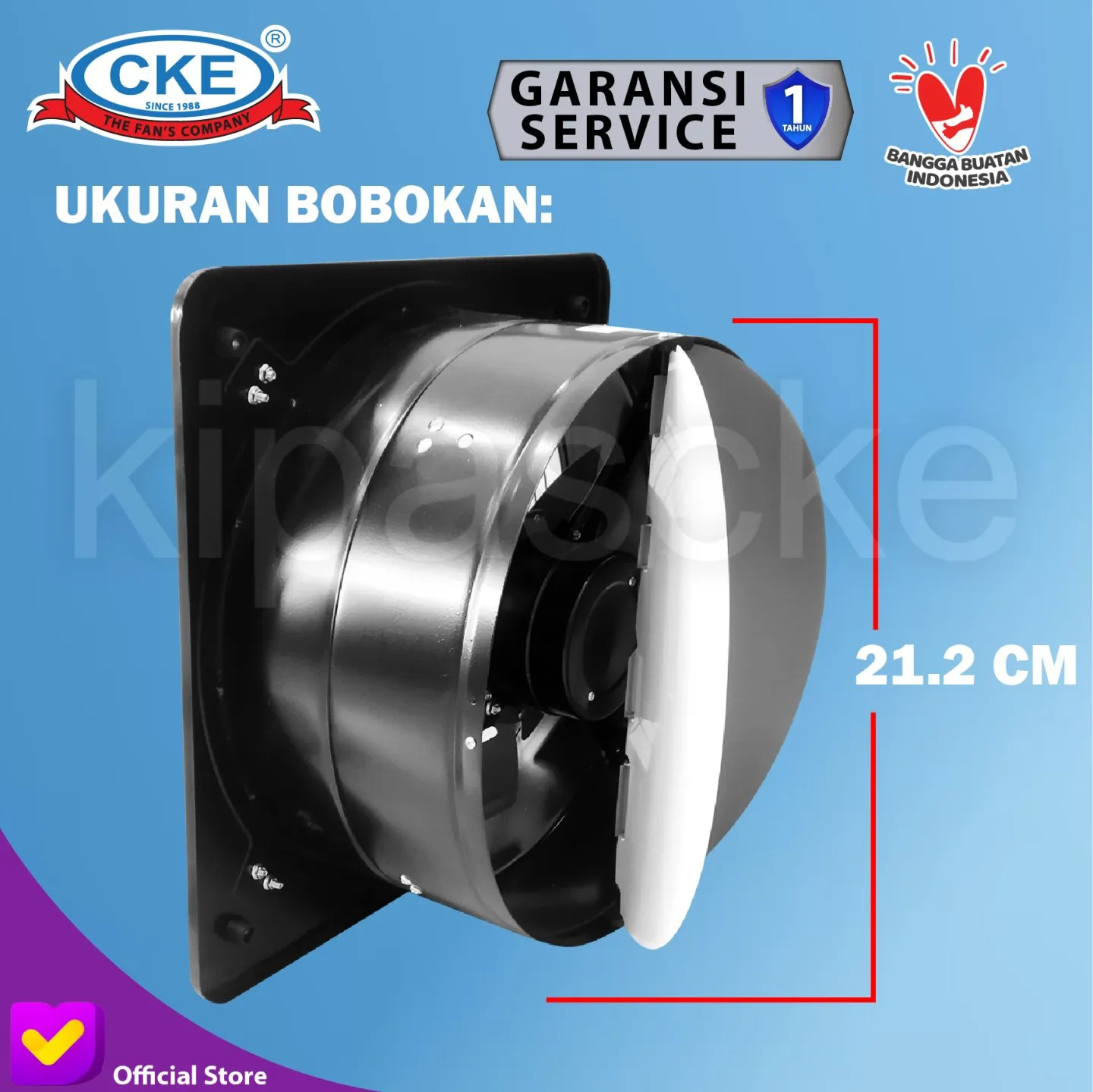 EFD-SQ-8/1-NB | Exhaust Fan | KIPAS CKE