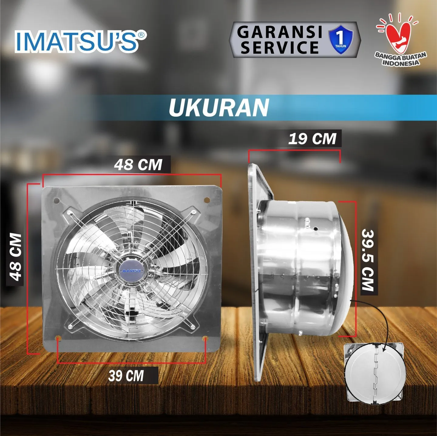 EFD-SQ-SSM-16/1-IMS-TY | Exhaust Fan | KIPAS CKE