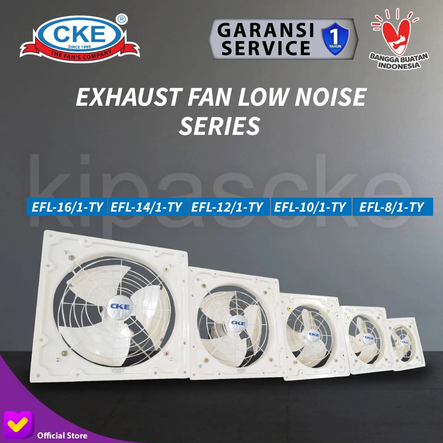 EFL-10/1-TY | Exhaust Fan | KIPAS CKE