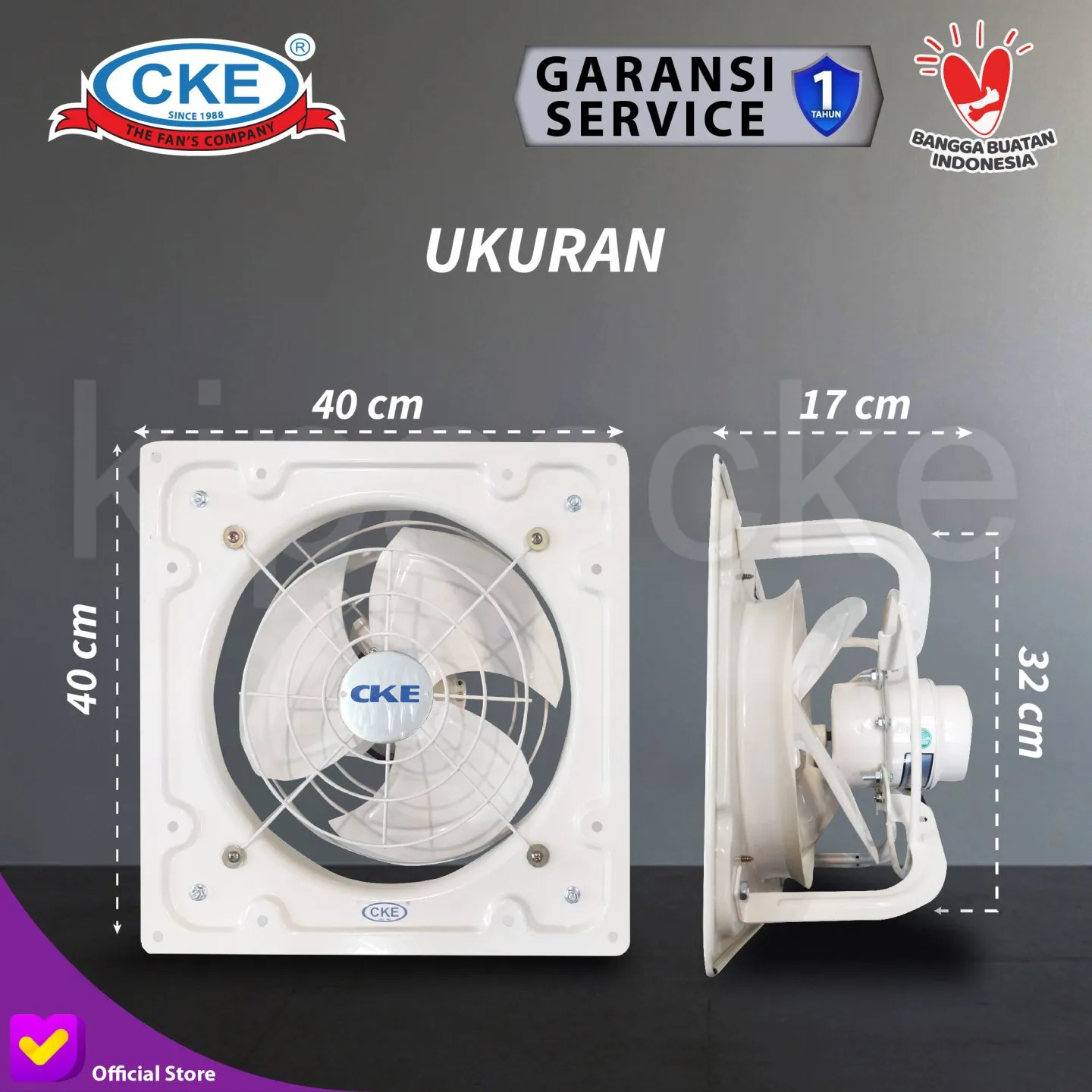 EFL-12/1-TY | Exhaust Fan | KIPAS CKE