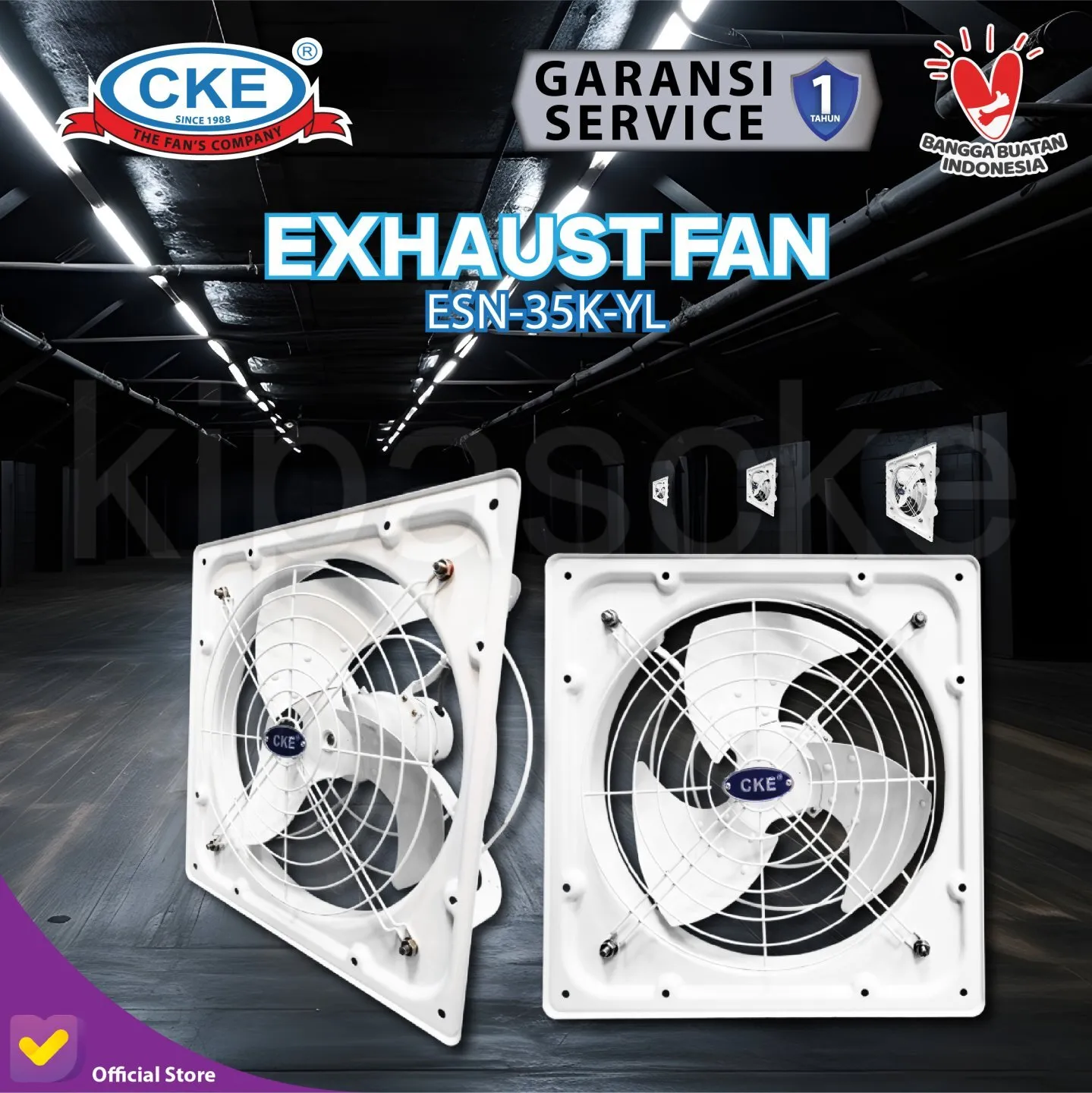 ESN-35K-YL | Exhaust Fan | KIPAS CKE