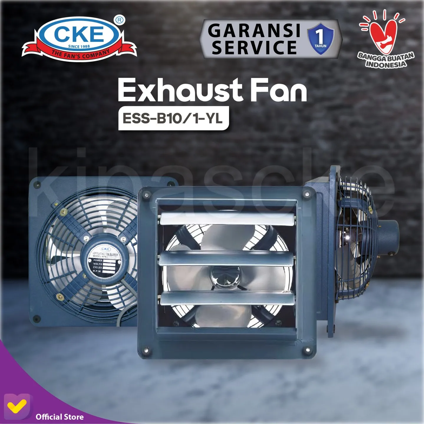 ESS-B10/1-YL | Exhaust Fan | KIPAS CKE