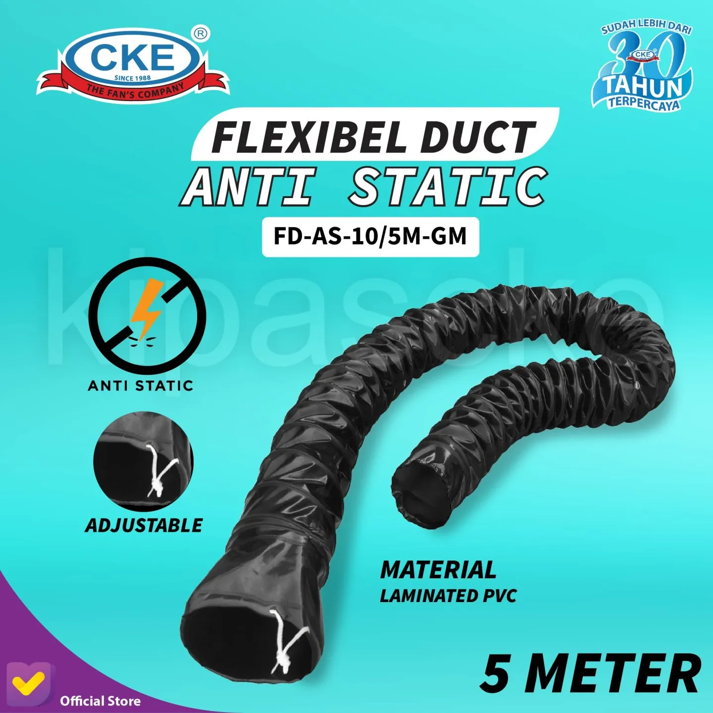 FD-AS-10/5M-GM | Flexible Duct | KIPAS CKE