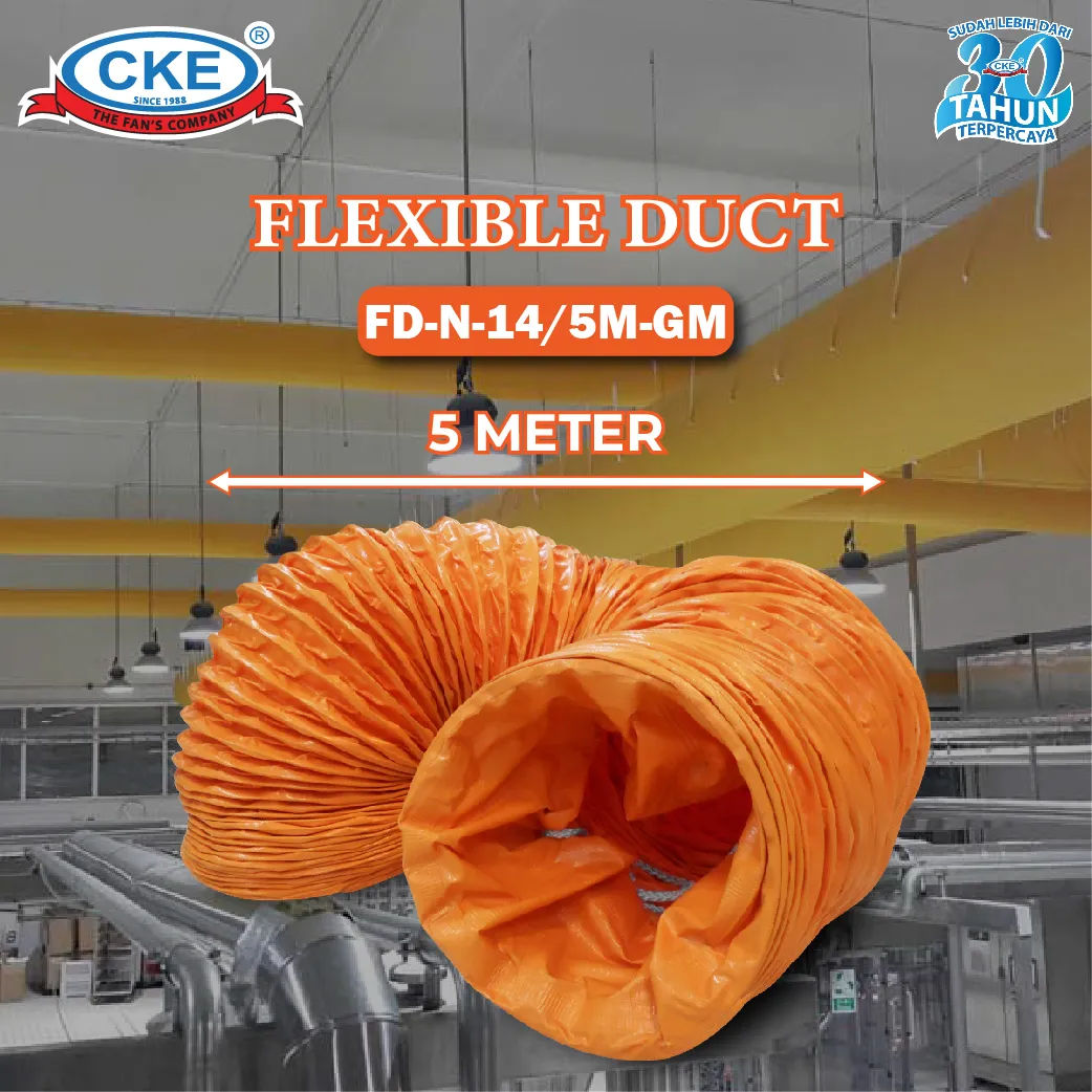 FD-N-14/5M-GM | Flexible Duct | KIPAS CKE