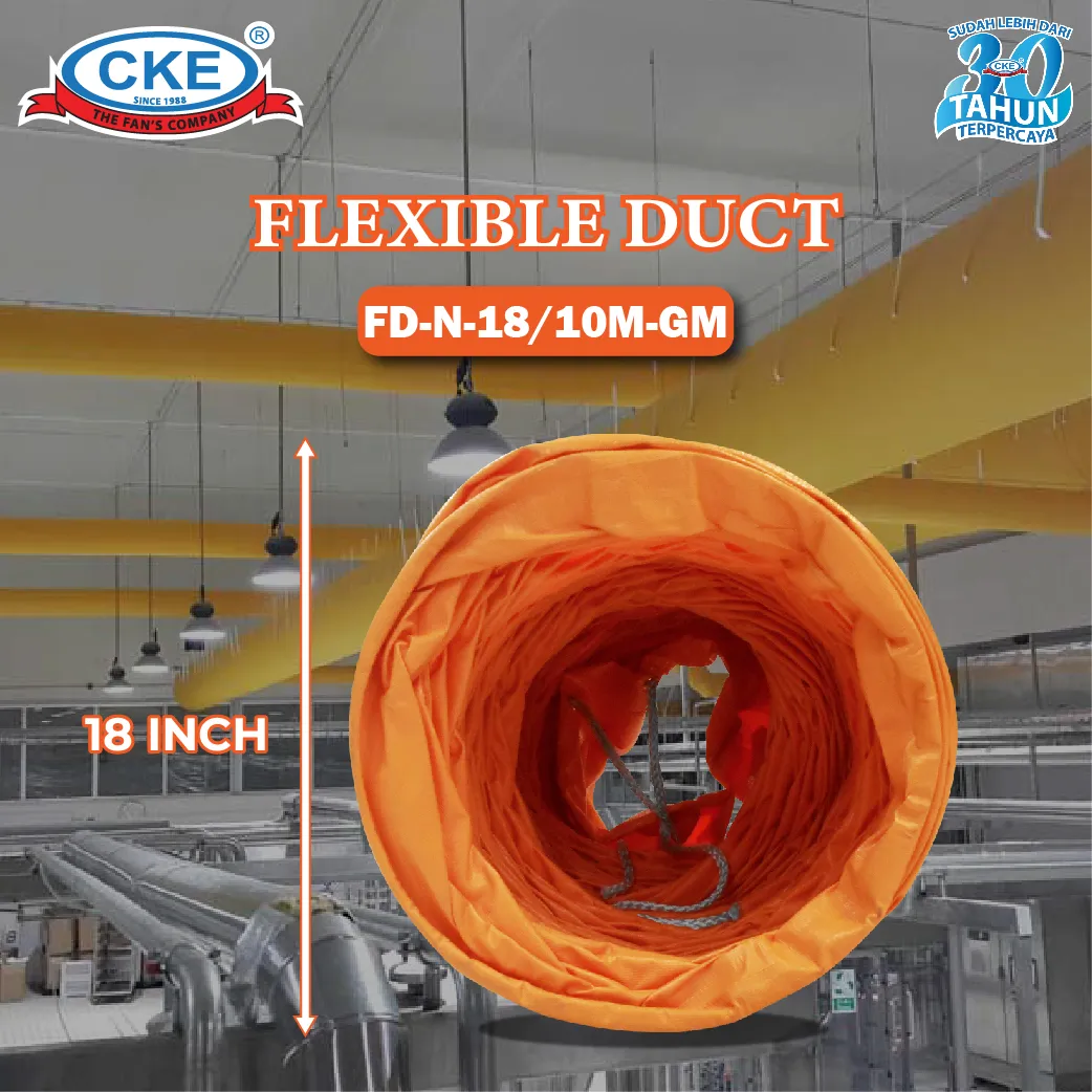 FD-N-18/10M-GM | Flexible Duct | KIPAS CKE