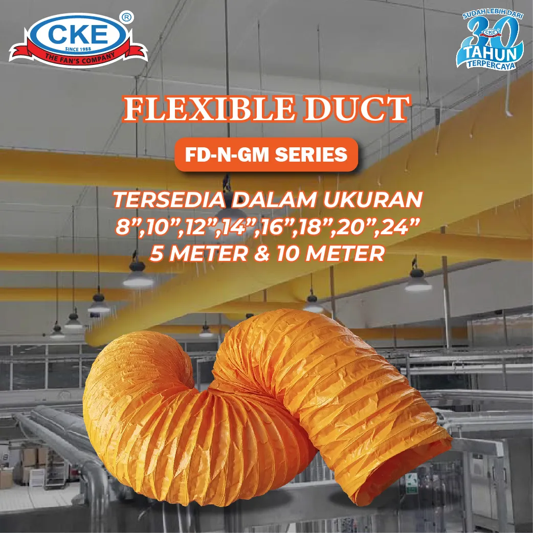 FD-N-18/5M-GM | Flexible Duct | KIPAS CKE
