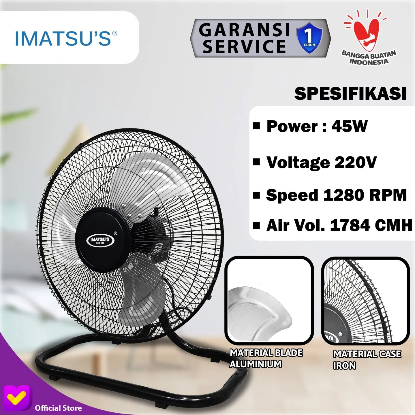 FF-16/1-02-GW | Powerfull Fan | KIPAS CKE