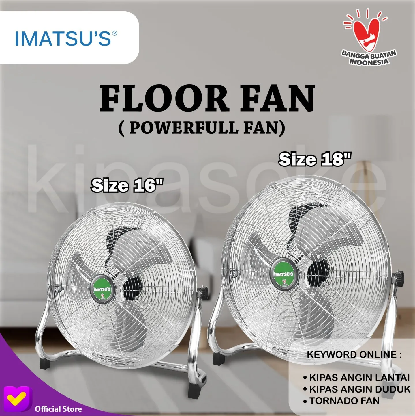 FF-18/1-GW | Powerfull Fan | KIPAS CKE