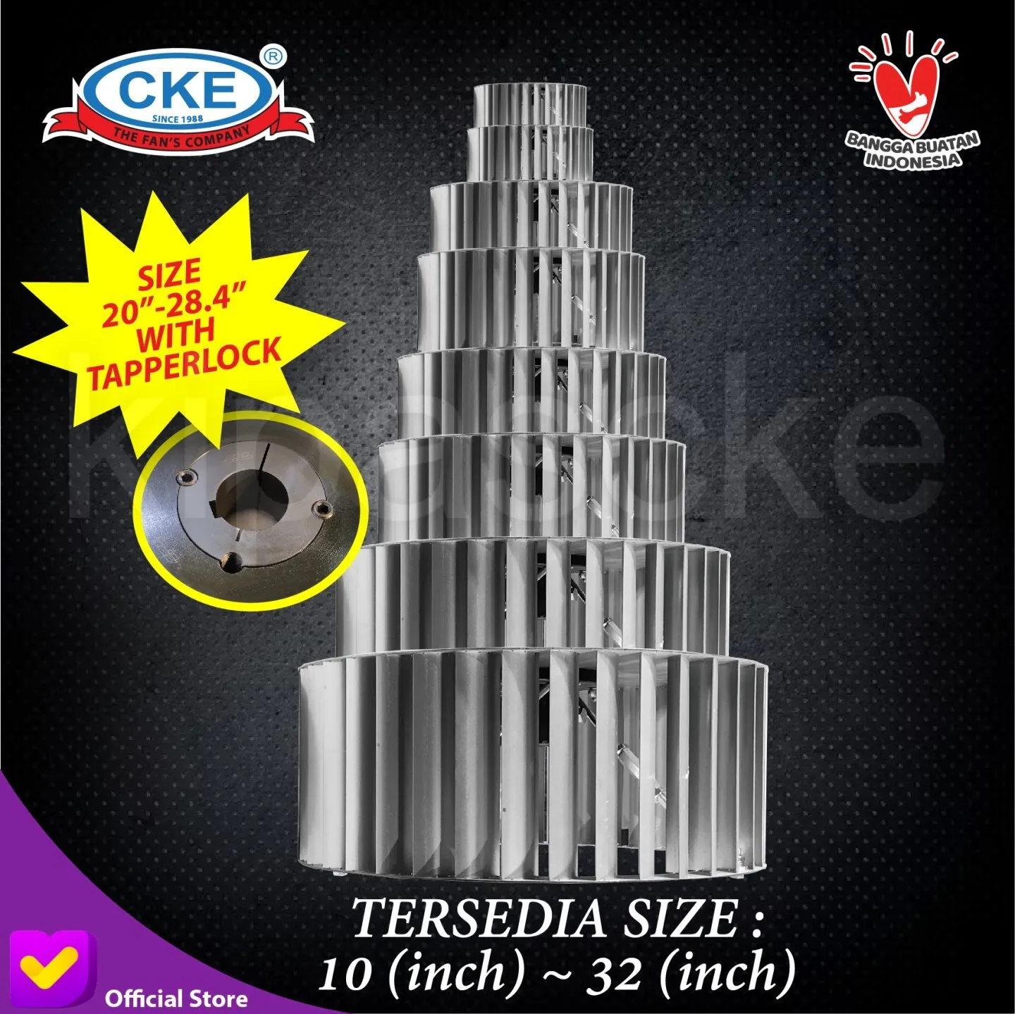 SP-BL-13-48-500-38-KR-HJ | Sirocco Blade / Fan Wheel | KIPAS CKE