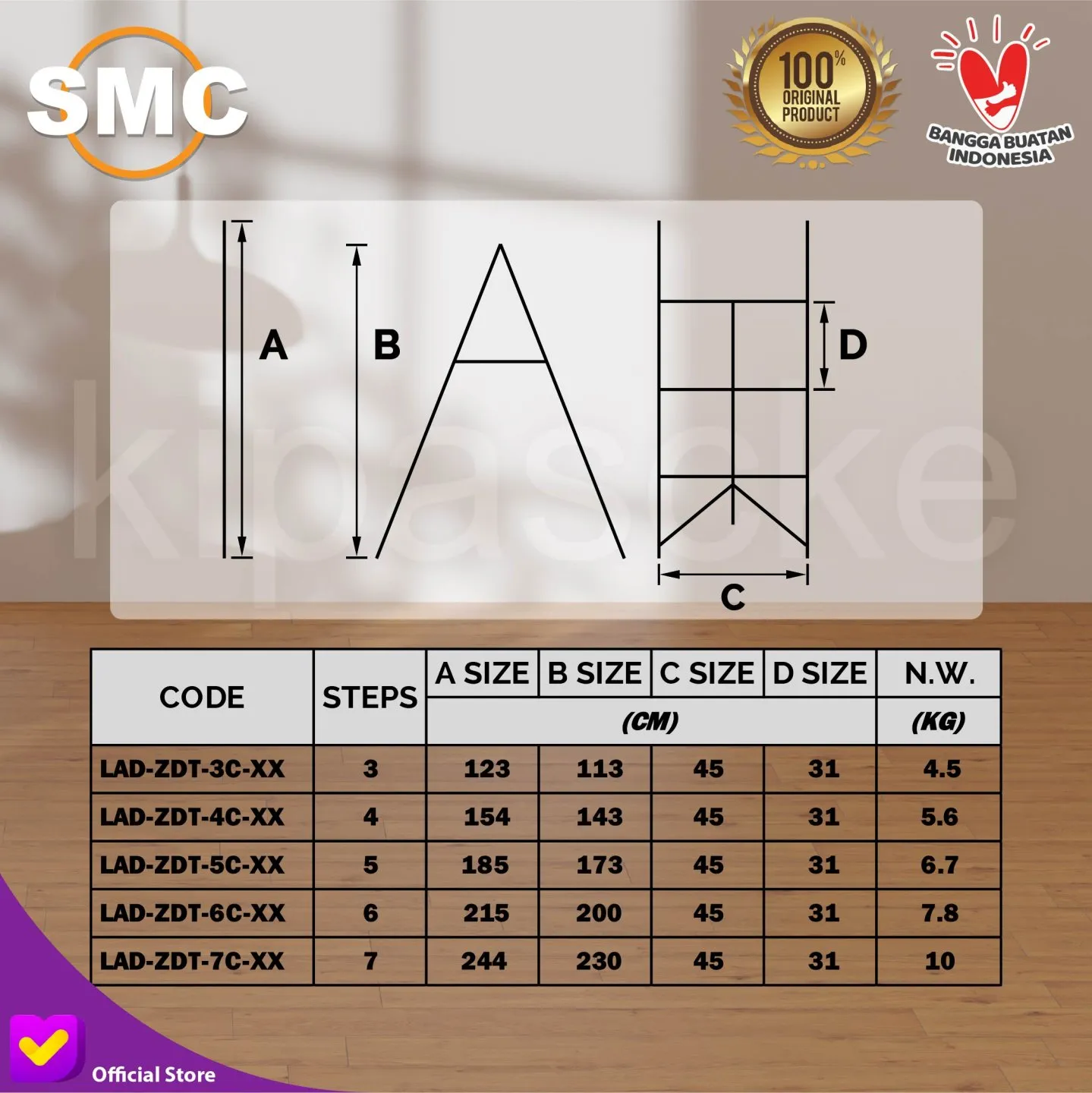 LAD-ZDT-7C-XX | Ladder | KIPAS CKE