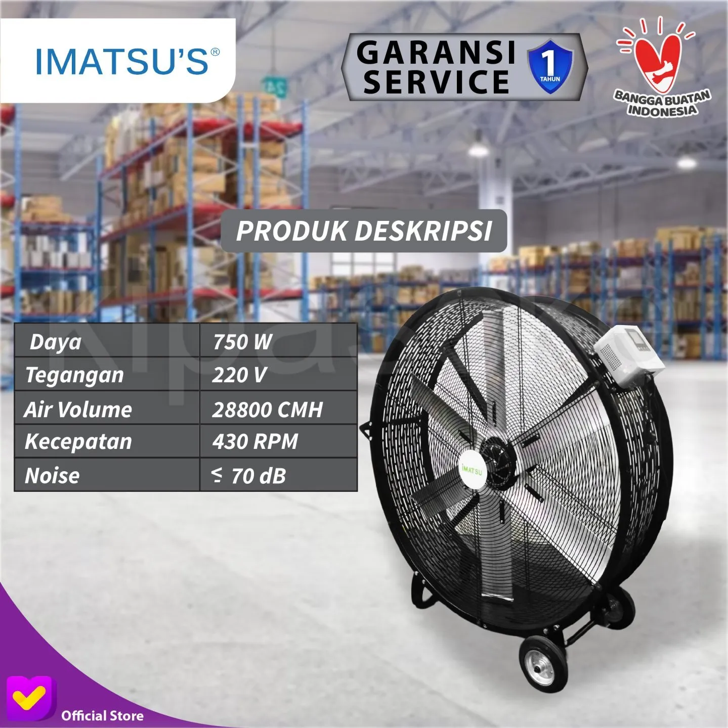 MDF-1200-TZ-HF | Drum Fan | KIPAS CKE