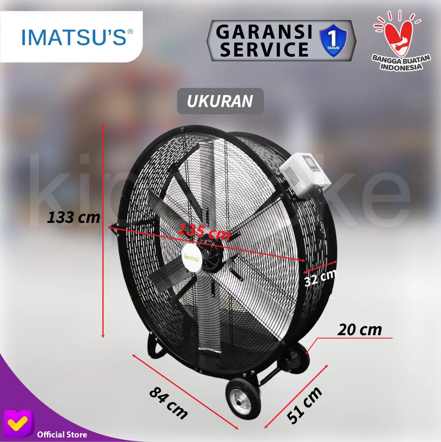 MDF-1200-TZ-HF | Drum Fan | KIPAS CKE