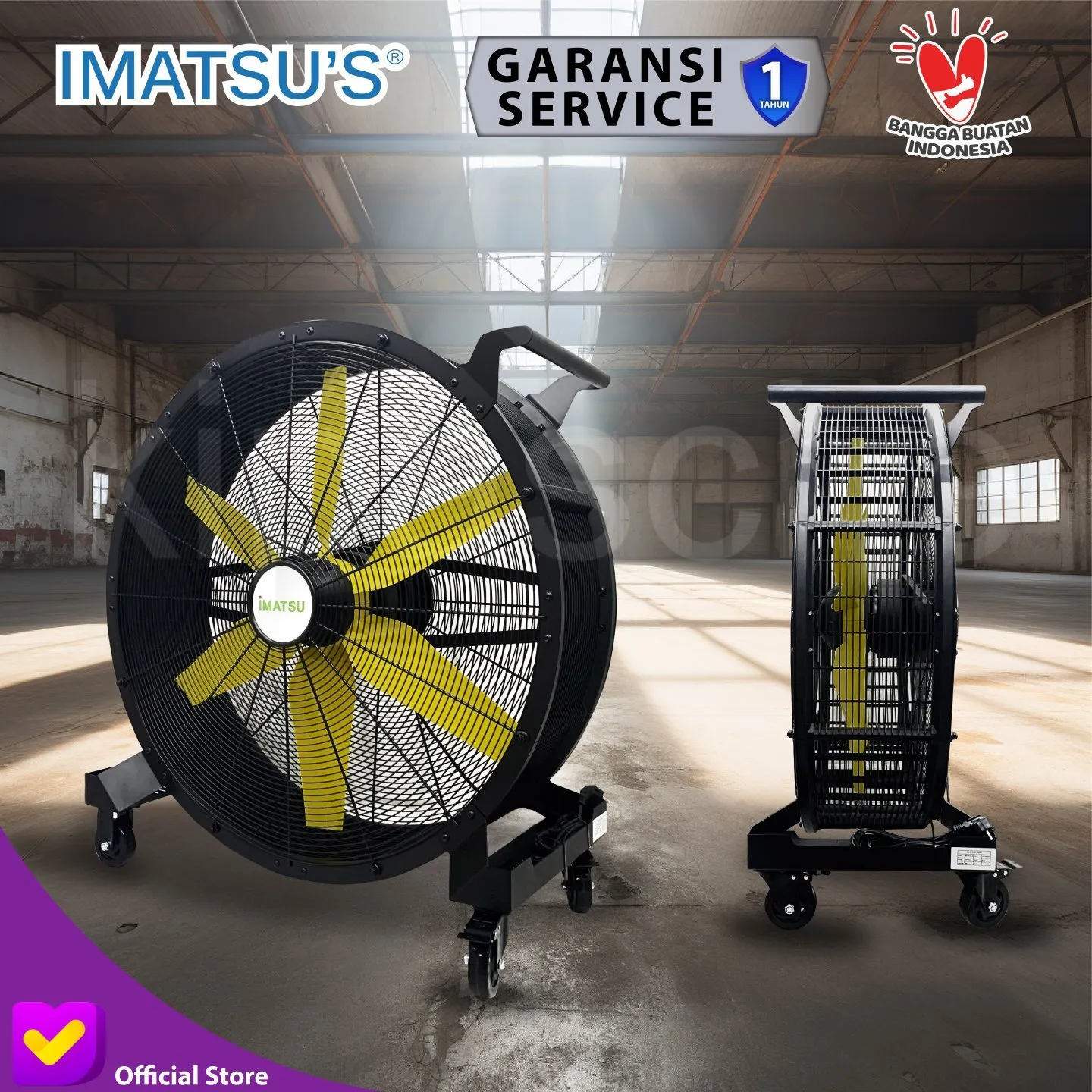 MDF-48-NB-LBN | Drum Fan | KIPAS CKE