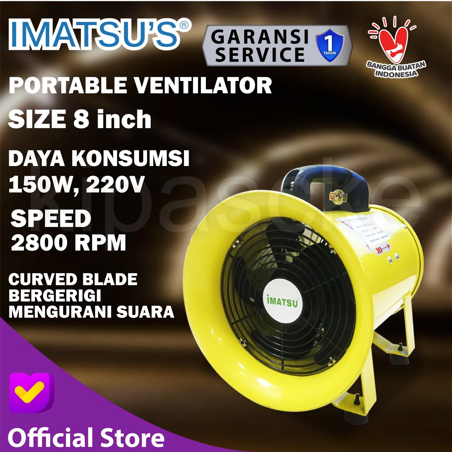 PV-CB-SHT-20-NB-AS | Portable Ventilator | KIPAS CKE