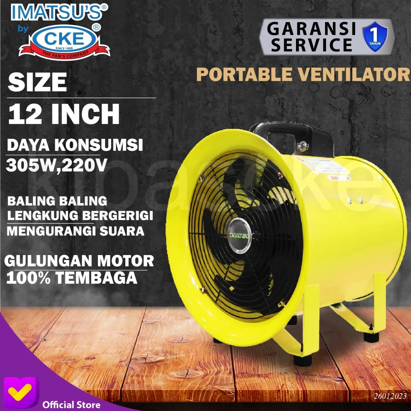 PV-CB-SHT-30-NB-AS | Portable Ventilator | KIPAS CKE