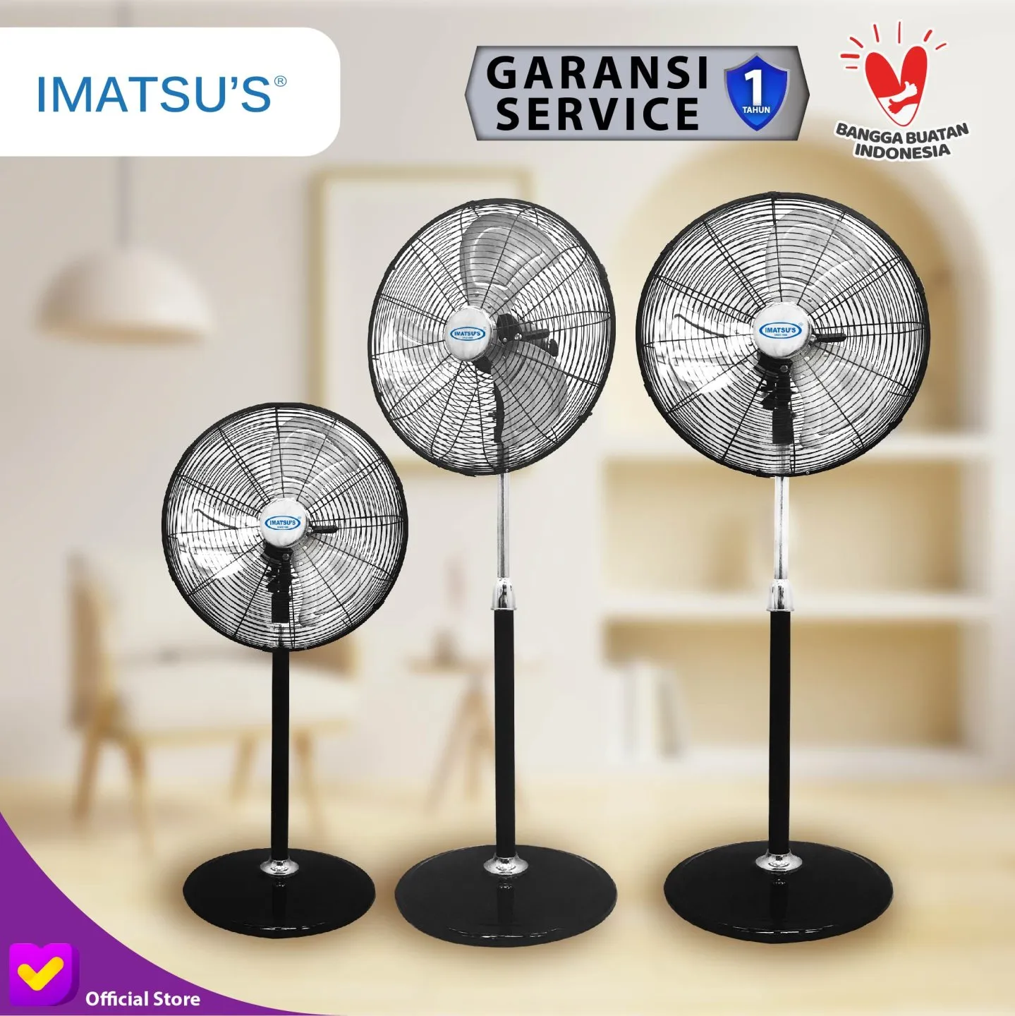 SF-18/1-FL | Stand Fan | KIPAS CKE